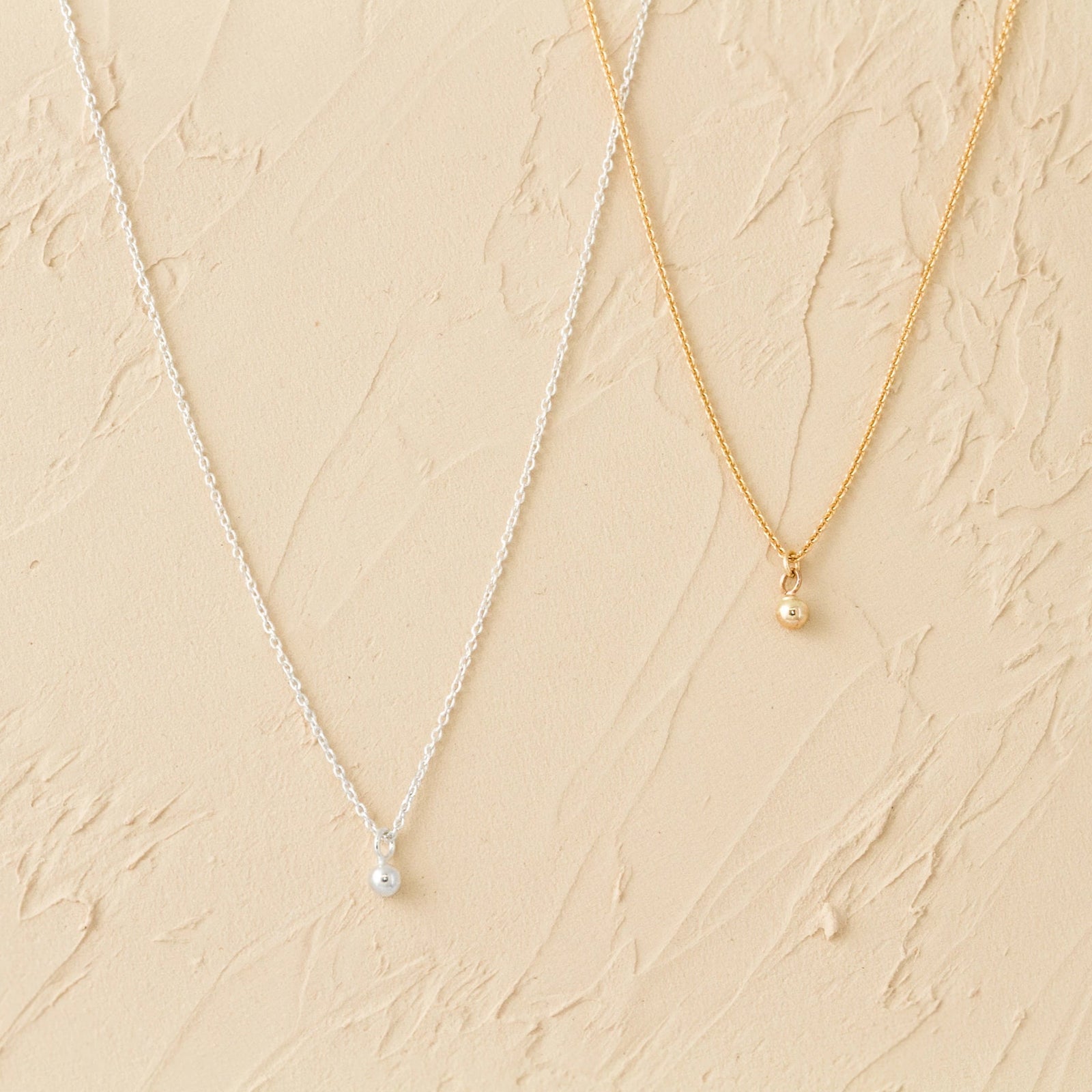 Orb Necklace – Sterling Silver Chain | Camillette Jewelry